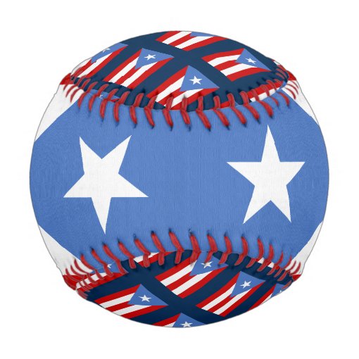 Flag of Puerto Rico Baseball | Zazzle
