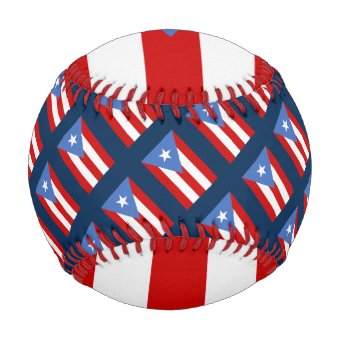 Flag of Puerto Rico Baseball | Zazzle