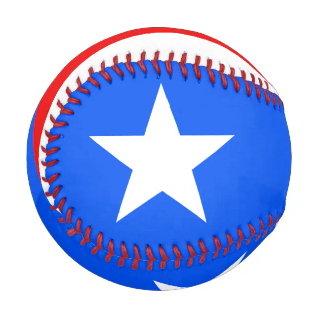 Flag of Puerto Rico Baseball | Zazzle