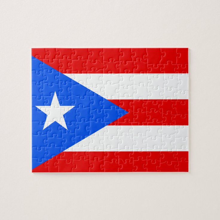 Flag of Puerto Rico Puzzle | Zazzle