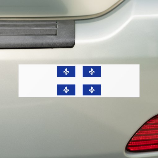 Flag of Quebec Bumper Sticker | Zazzle