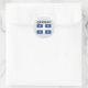 Flag of Québec, Canada Classic Round Sticker | Zazzle