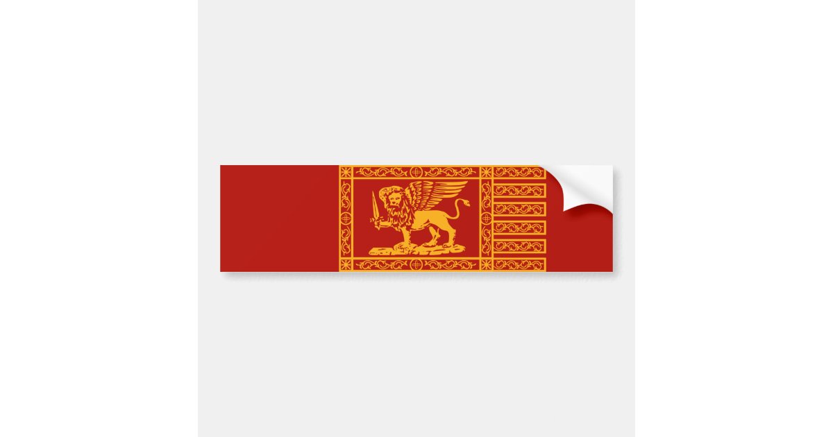 Flag of Republic of Venice Bumper Sticker | Zazzle