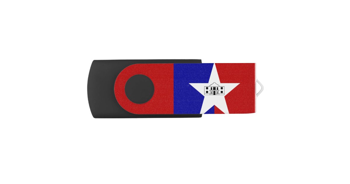 Flag of San Antonio, Texas Flash Drive | Zazzle