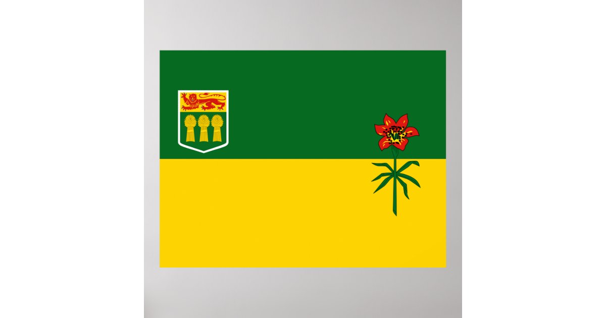 Flag of Saskatchewan Poster | Zazzle