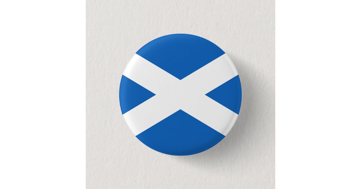 Flag of Scotland Button | Zazzle