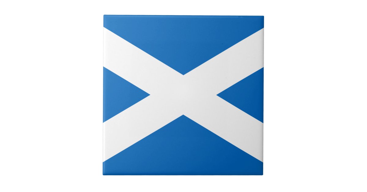 Flag of Scotland Ceramic Tile | Zazzle