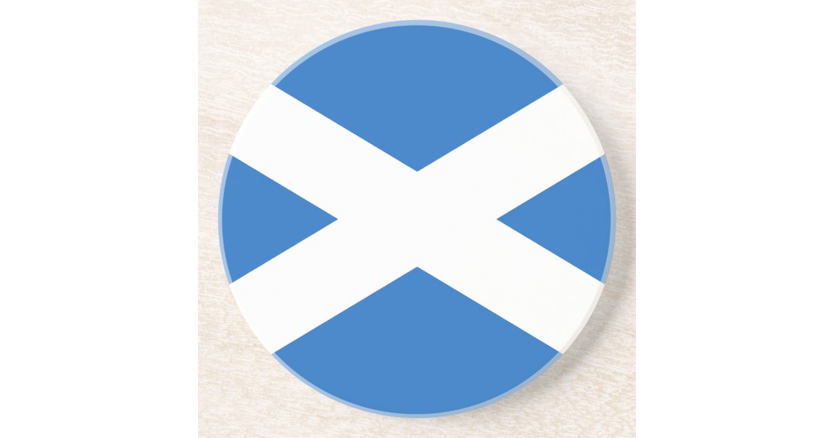 Flag of Scotland Coaster | Zazzle