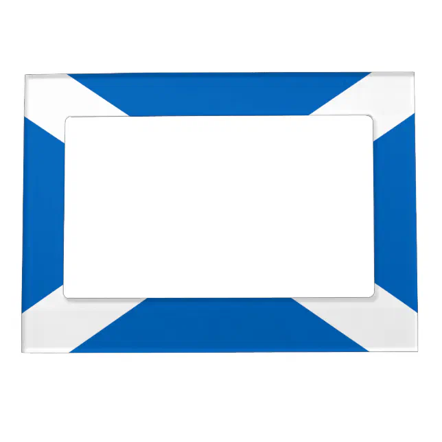 Flag of Scotland Magnetic Picture Frame | Zazzle