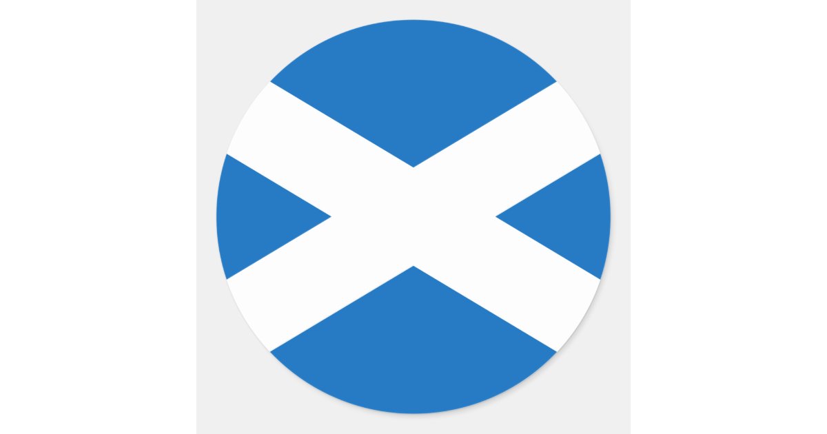 Flag of Scotland Sticker | Zazzle