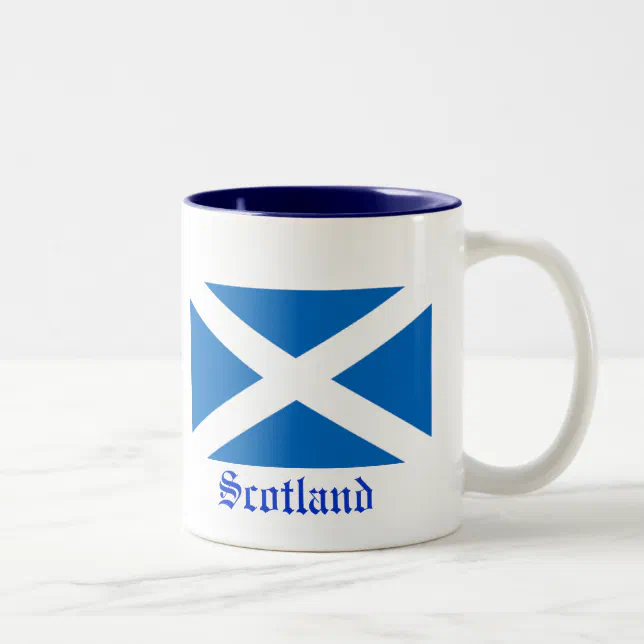 Flag of Scotland Two-Tone Coffee Mug | Zazzle
