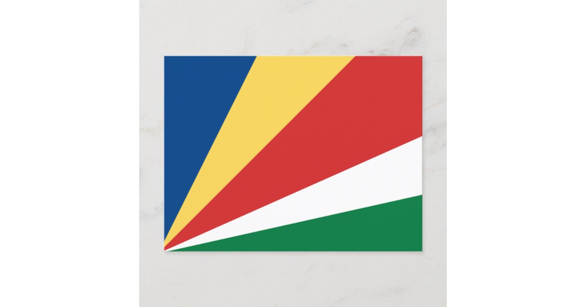 Flag of Seychelles Postcard | Zazzle