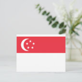 Flag of Singapore - 新加坡国旗 - Bendera Singapura Postcard | Zazzle