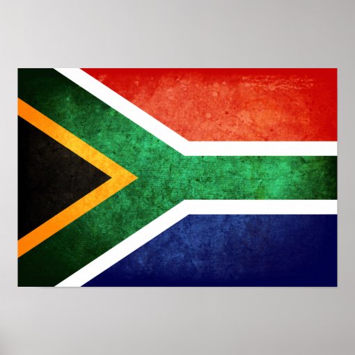 Flag of South Africa Poster | Zazzle