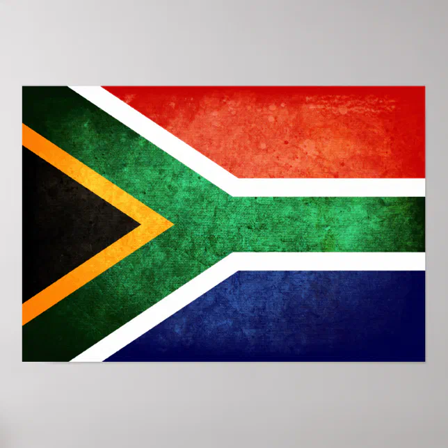 Flag of South Africa Poster | Zazzle