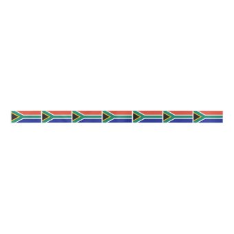 Flag of South Africa Satin Ribbon | Zazzle