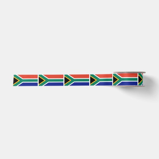 Flag of South Africa Satin Ribbon | Zazzle