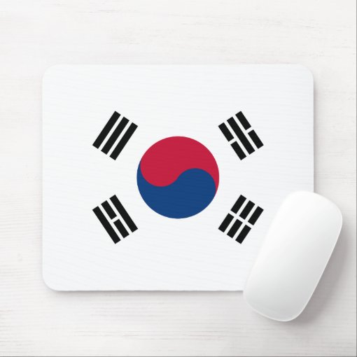 Flag of South Korea - 태극기 - 대한민국의 국기 Mouse Pad | Zazzle