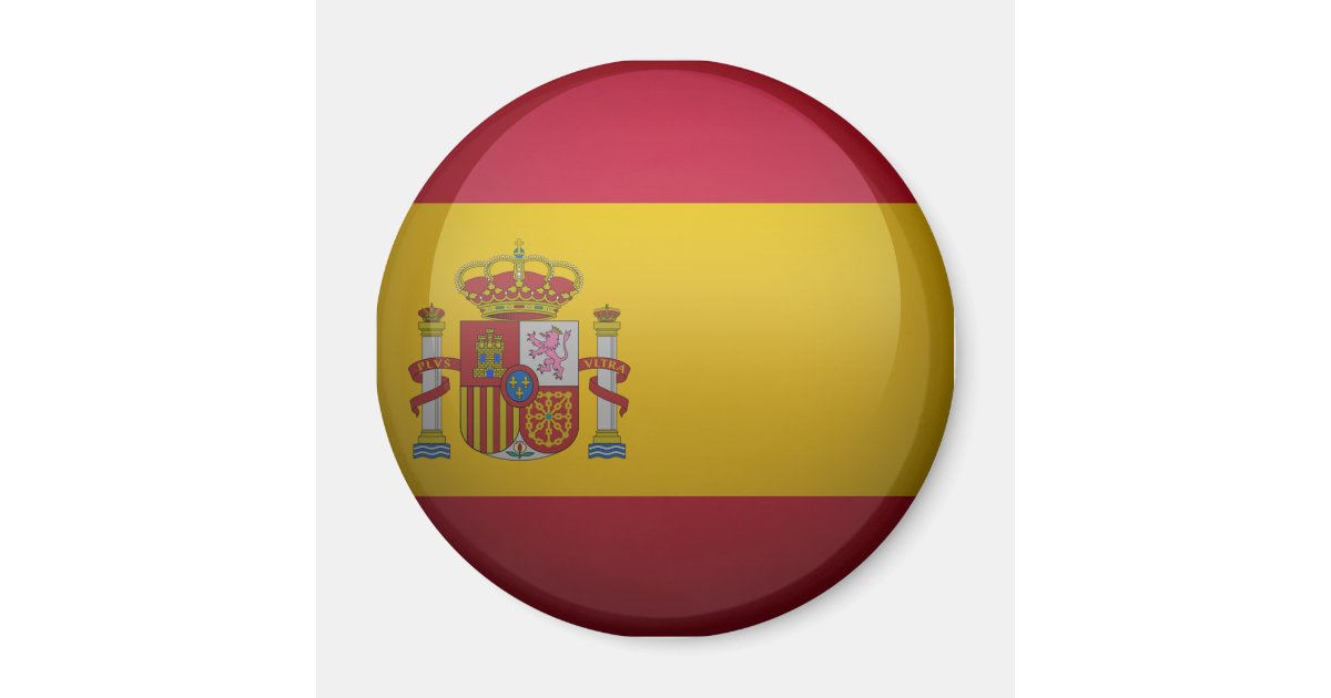 Flag of Spain. Magnet | Zazzle
