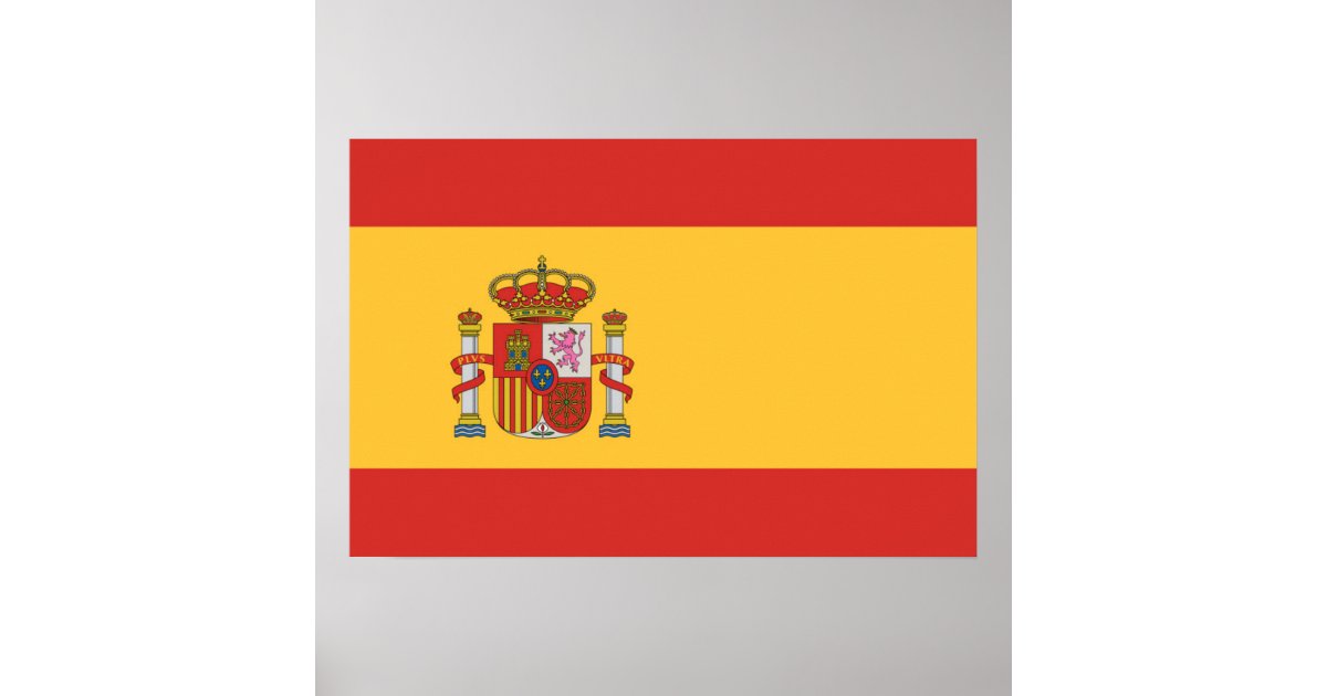 Flag of Spain Poster | Zazzle