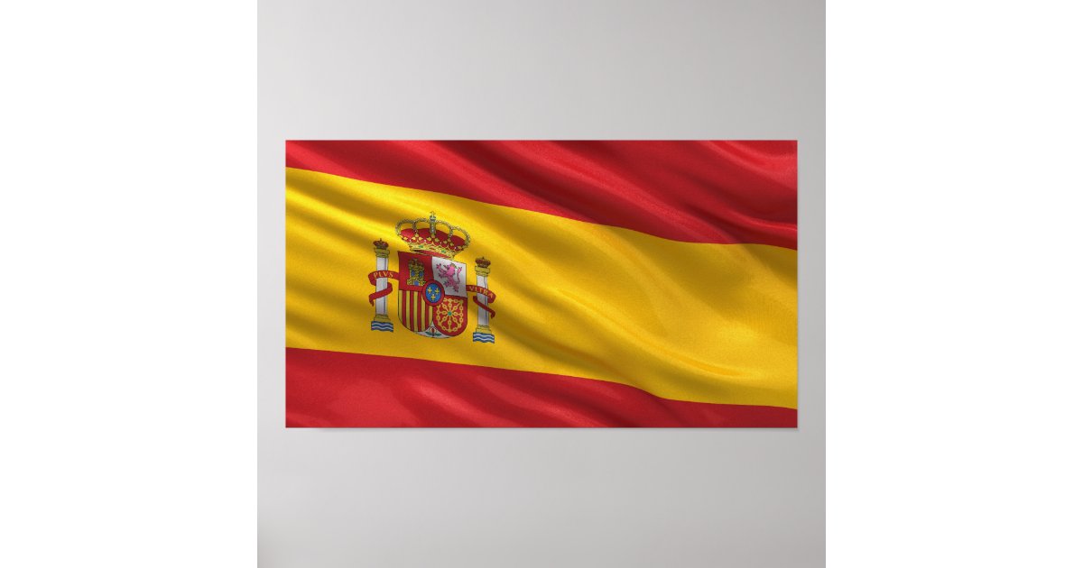 Flag of Spain Poster | Zazzle