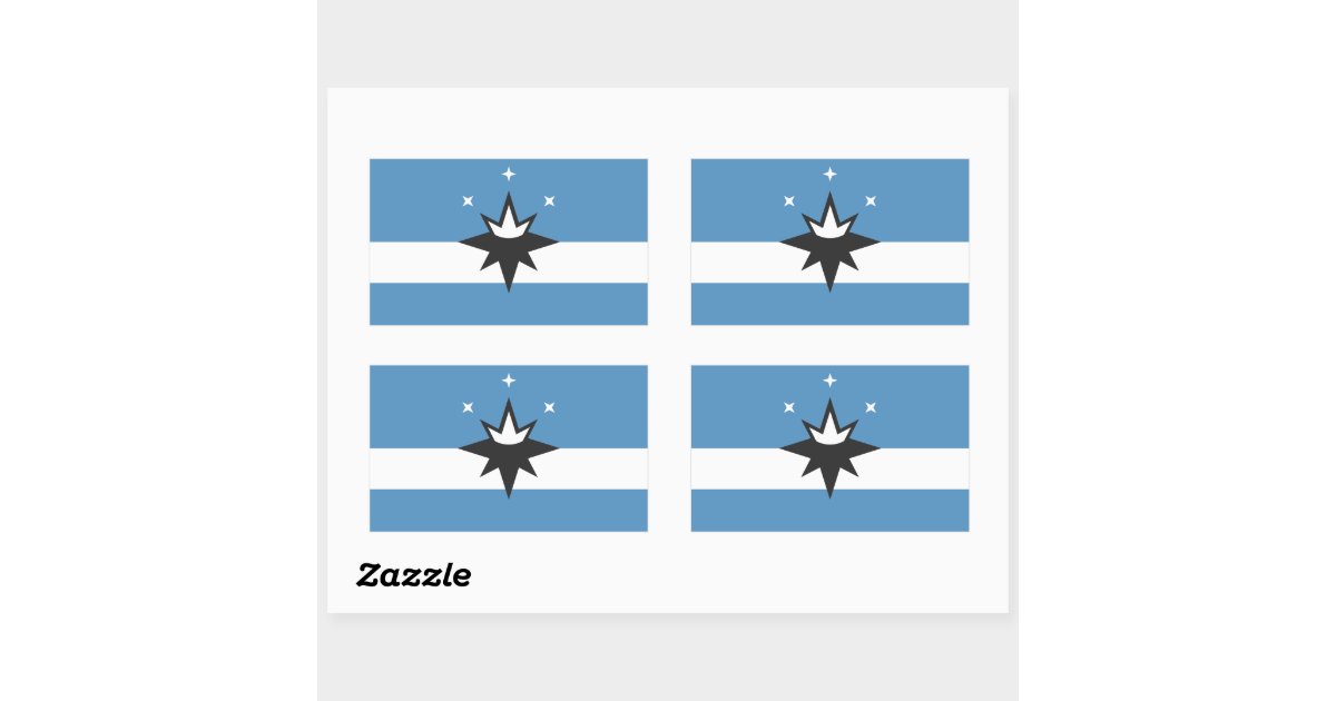 Flag of Springfield, Missouri Rectangular Sticker | Zazzle
