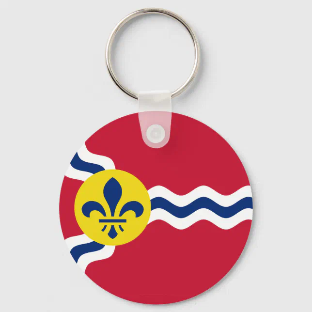 Flag of St. Louis, Missouri Keychain | Zazzle