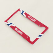 Flag of St. Louis, Missouri License Plate Frame | Zazzle