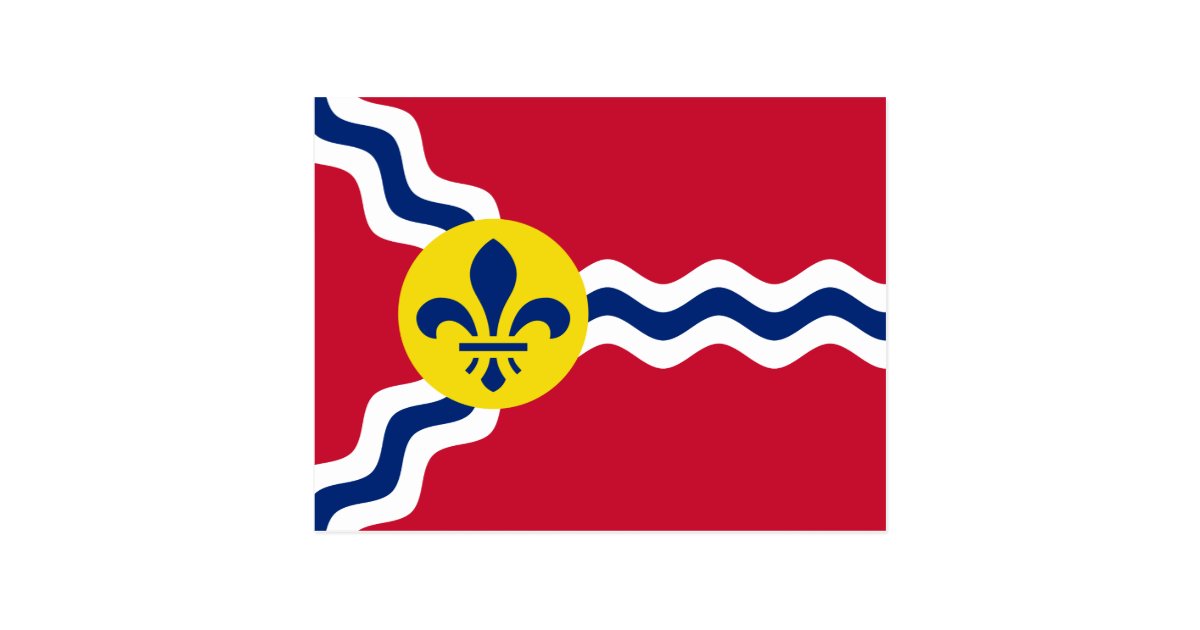Flag of St. Louis, Missouri Postcard | Zazzle.com
