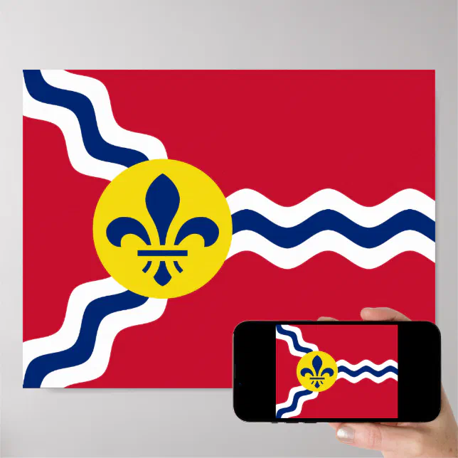 Flag of St. Louis, Missouri Poster | Zazzle