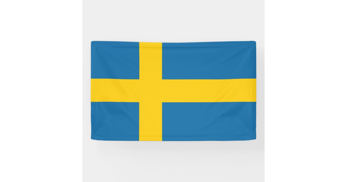 Flag of Sweden Banner | Zazzle