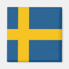 Swedish Flag Scandinavian Magnet | Zazzle.com