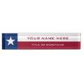 Flag of Texas Desk Name Plate | Zazzle