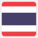 Flag of Thailand Square Sticker | Zazzle