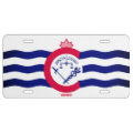 Flag of the City of Cincinnati, Ohio License Plate | Zazzle