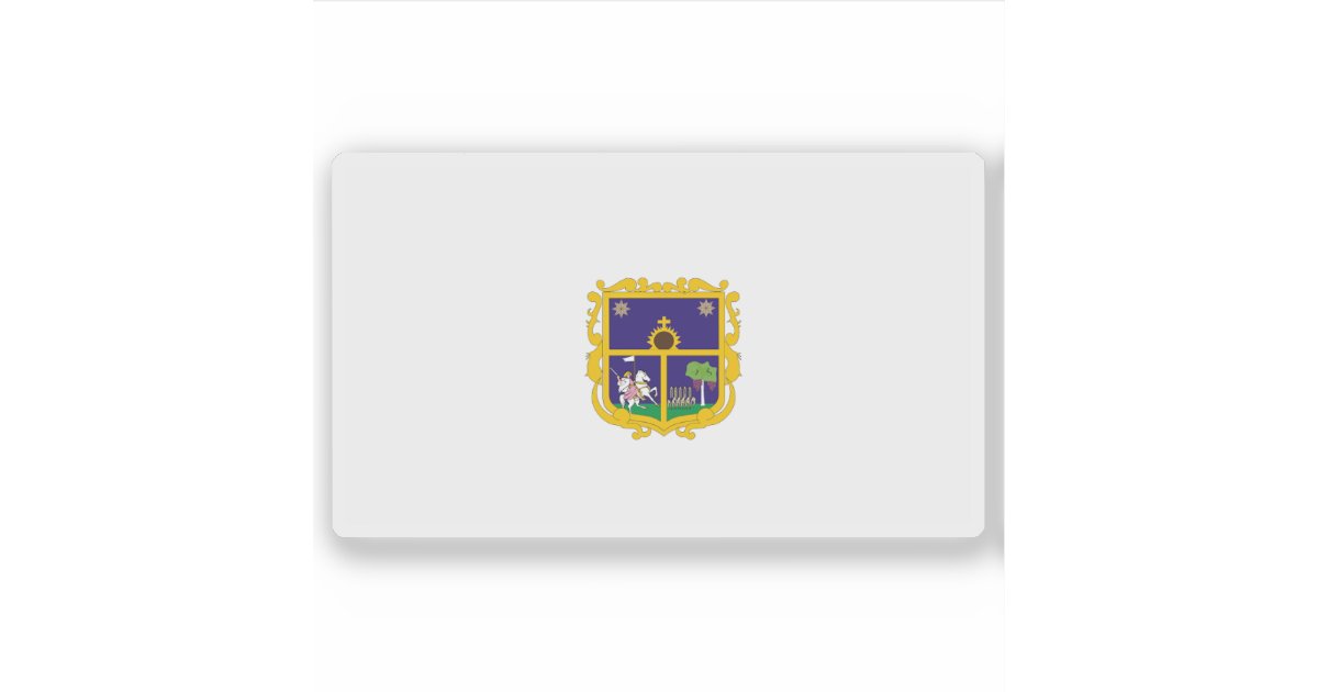 Flag of the city of Santiago de Querétaro, Mexico Sticker | Zazzle
