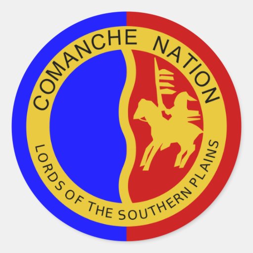 Flag of the Comanche Nation Sticker | Zazzle