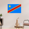 Flag of the DRC (Democratic Republic of the Congo) Poster | Zazzle