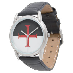 Flag of the Knights Templar Watch | Zazzle