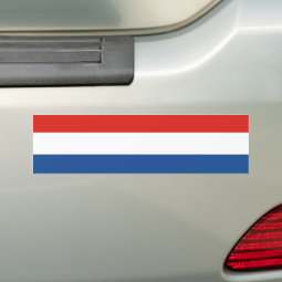 Flag of the Netherlands Bumper Sticker | Zazzle