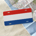 Flag of the Netherlands License Plate | Zazzle