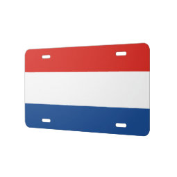 Flag of the Netherlands License Plate | Zazzle
