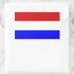 Flag of the Netherlands Rectangular Sticker | Zazzle