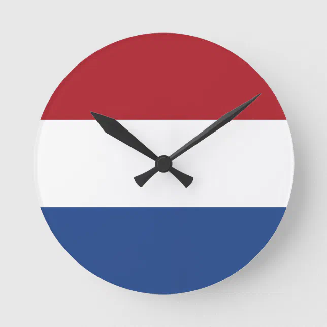 Flag of the Netherlands Wall Clock | Zazzle