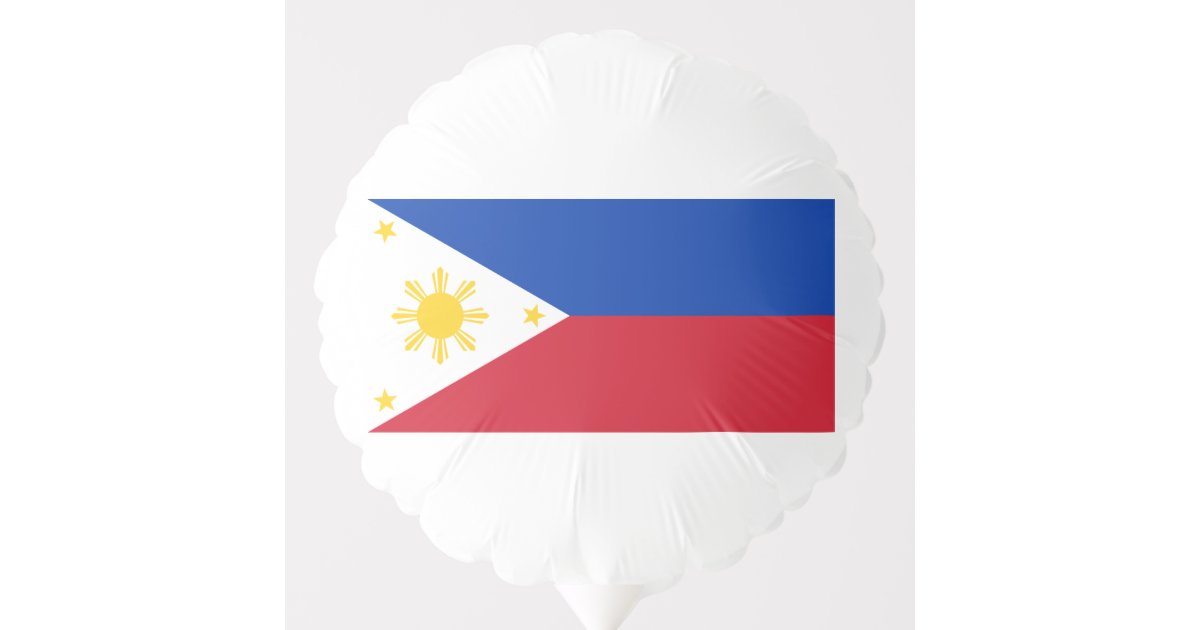 Flag of the Philippines Balloon | Zazzle