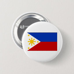 Flag of the Philippines Button | Zazzle