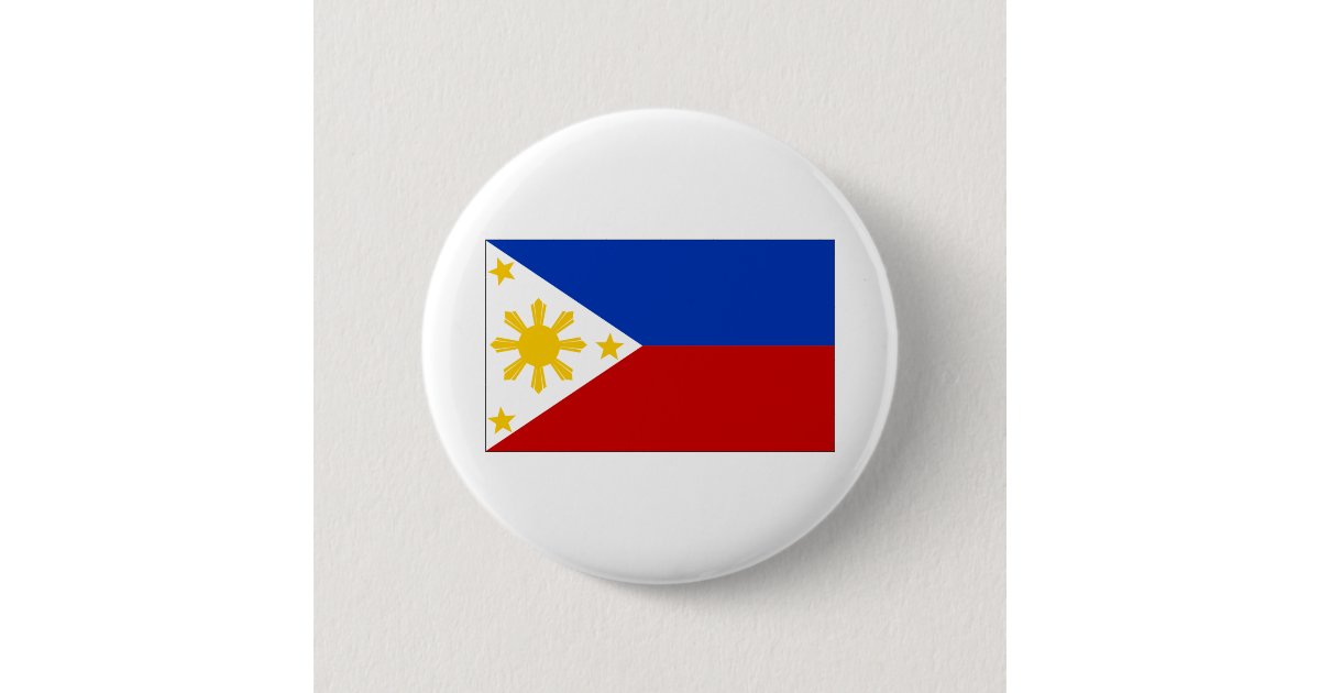 Flag of the Philippines Button | Zazzle