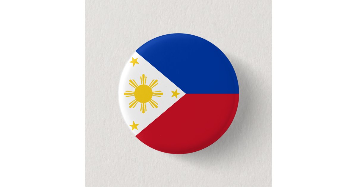 Flag of the Philippines Button | Zazzle