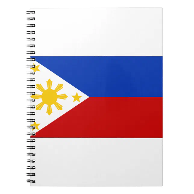 Flag of the Philippines Notebook | Zazzle