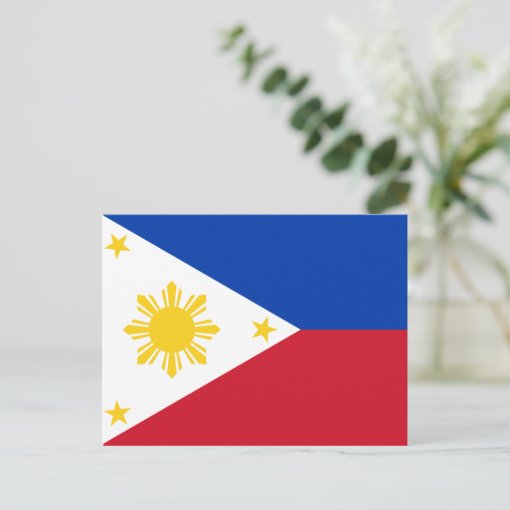 Flag of the Philippines Postcard | Zazzle
